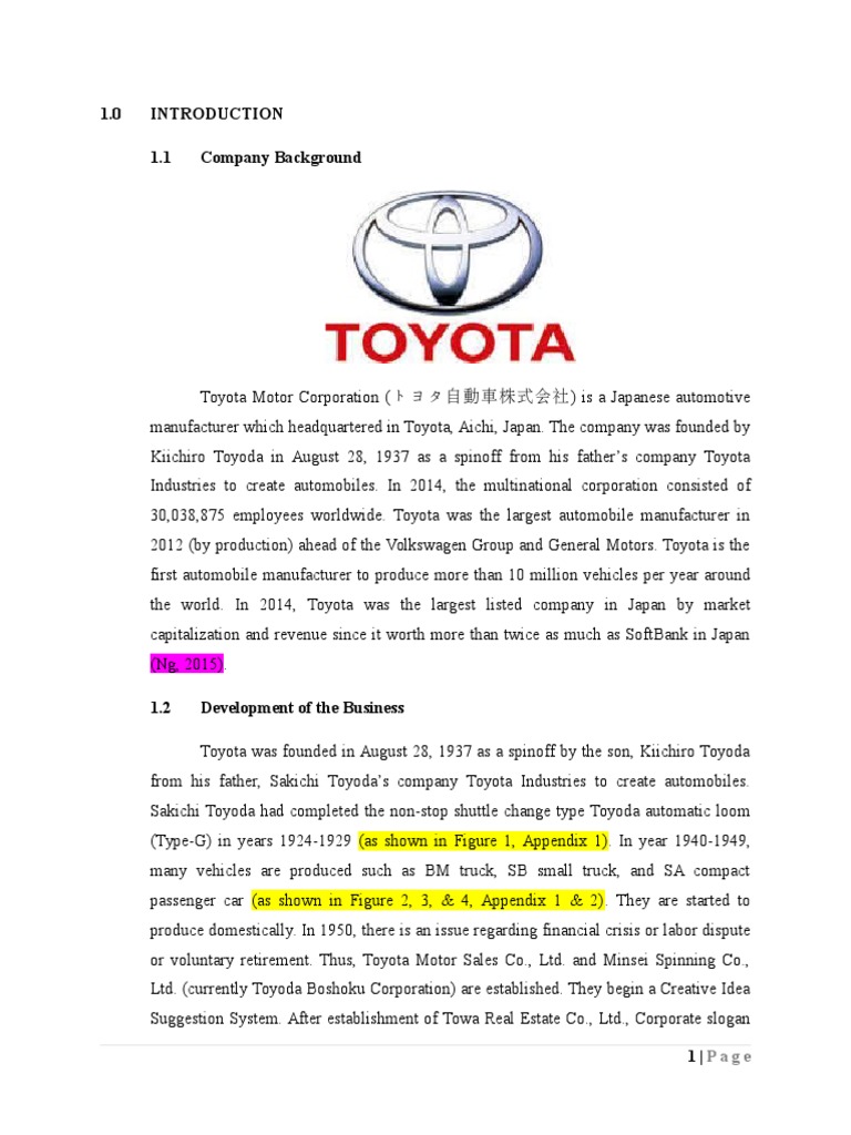 Swot Analysis Of Toyota Toyota S Swot Analysis Step By Step Swot - Riset