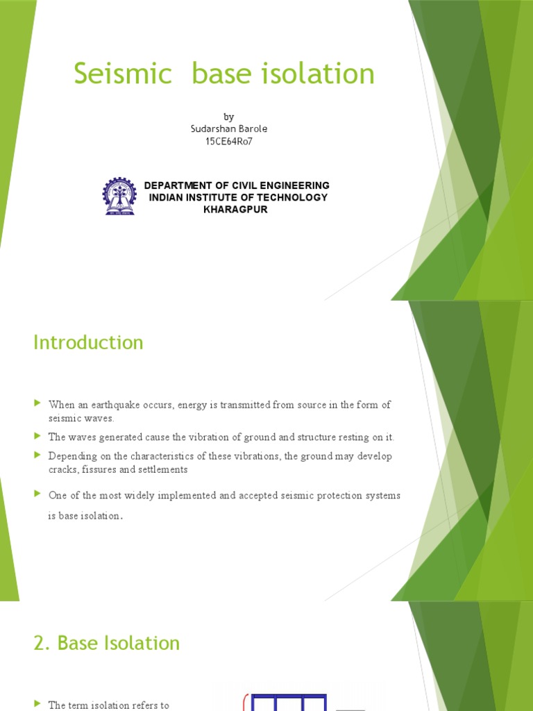 Seismic Base Isolation | Download Free PDF | Earthquake Engineering ...
