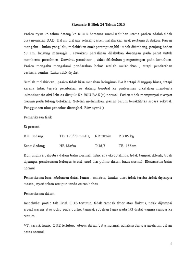 Laporan Tutorial Skenario B Blok 24 | PDF