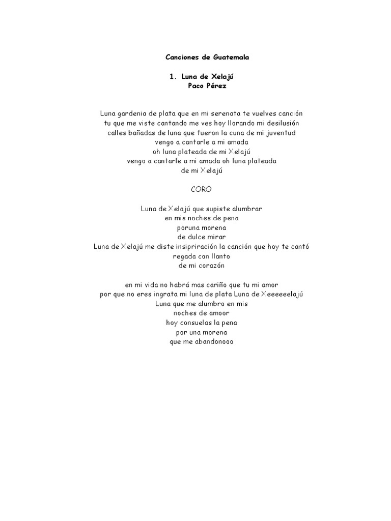 20 Canciones de Guatemala | Naturaleza