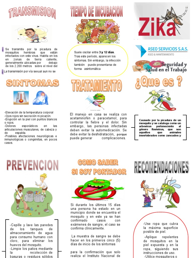 Zika Folleto | PDF | Ciencia y matemáticas