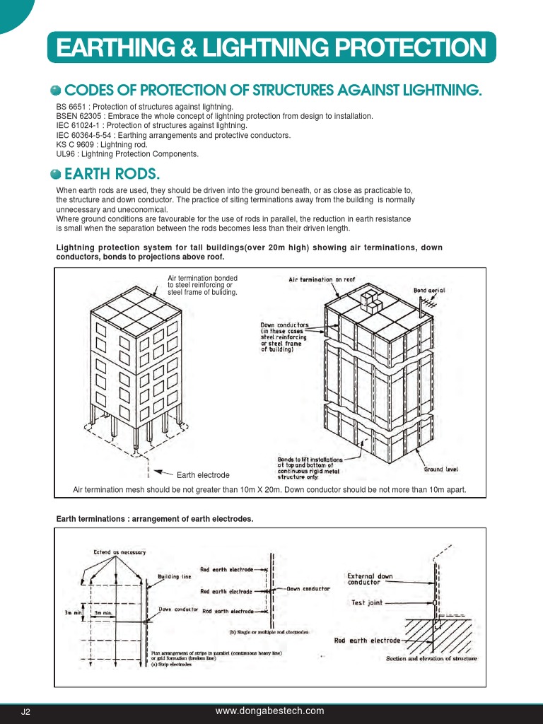 Earthing & Lightning Protection Guide | PDF | Corrosion | Electrical Conductor