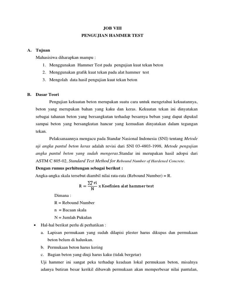 Hammer Test | PDF | Metode & Bahan Ajar | Sains & Matematika