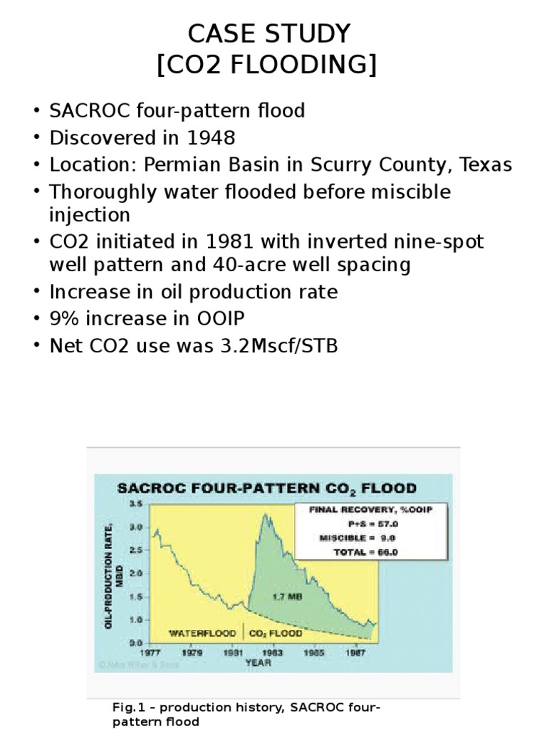 Case Study (Co2 Flooding) | PDF | Enhanced Oil Recovery | Extraction Of ...