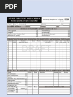 Syringe Driver Chart | PDF | Prescription Drugs | Medicine