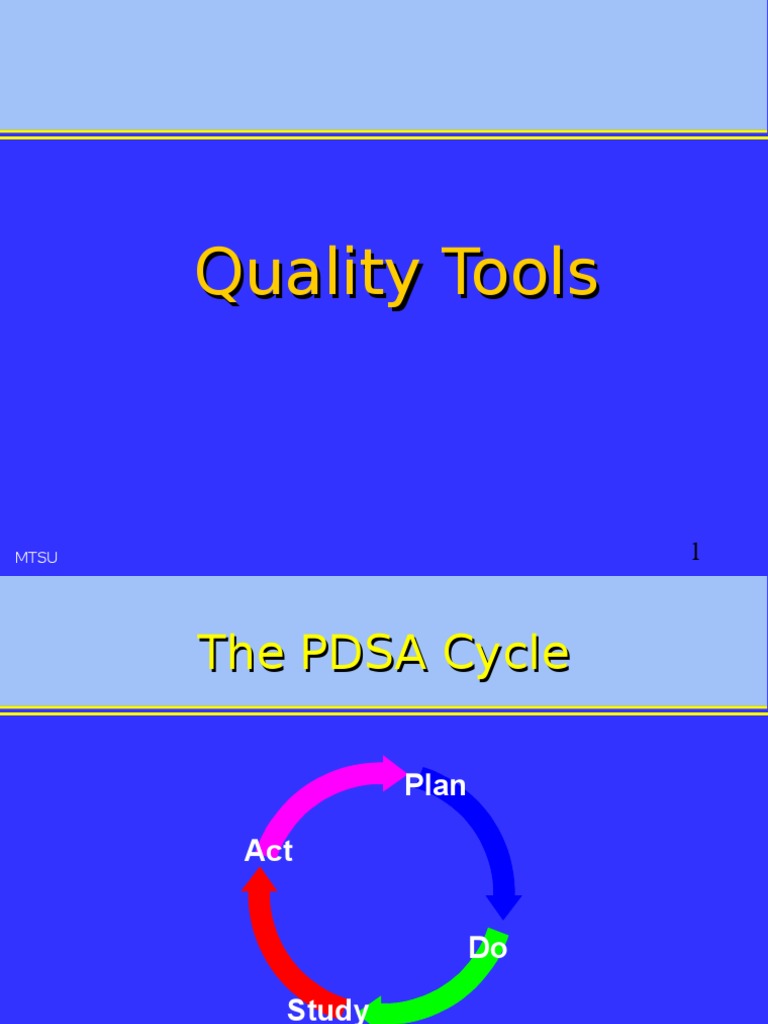 Quality Tools Presentation | PDF | Six Sigma | Evaluation Methods
