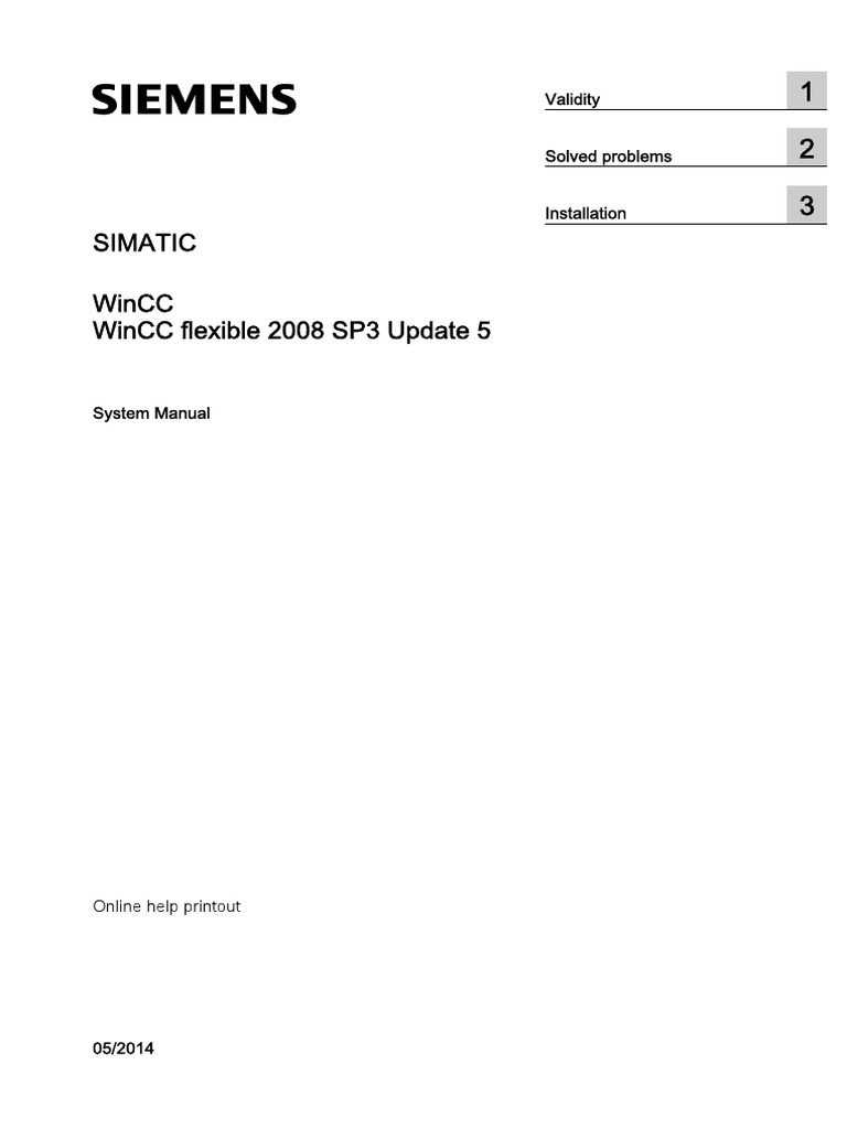 Readme Wincc Flexible 2008 Sp3 Upd5 | PDF | Microsoft Windows | Programmable Logic Controller