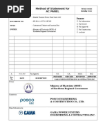 MCC Test Procedure | PDF | Relay | Transformer