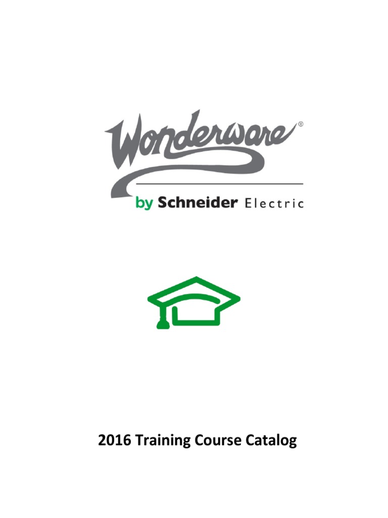 2016 Wonderware Training Catalog - 12012015 | PDF | Business Process | Microsoft Sql Server
