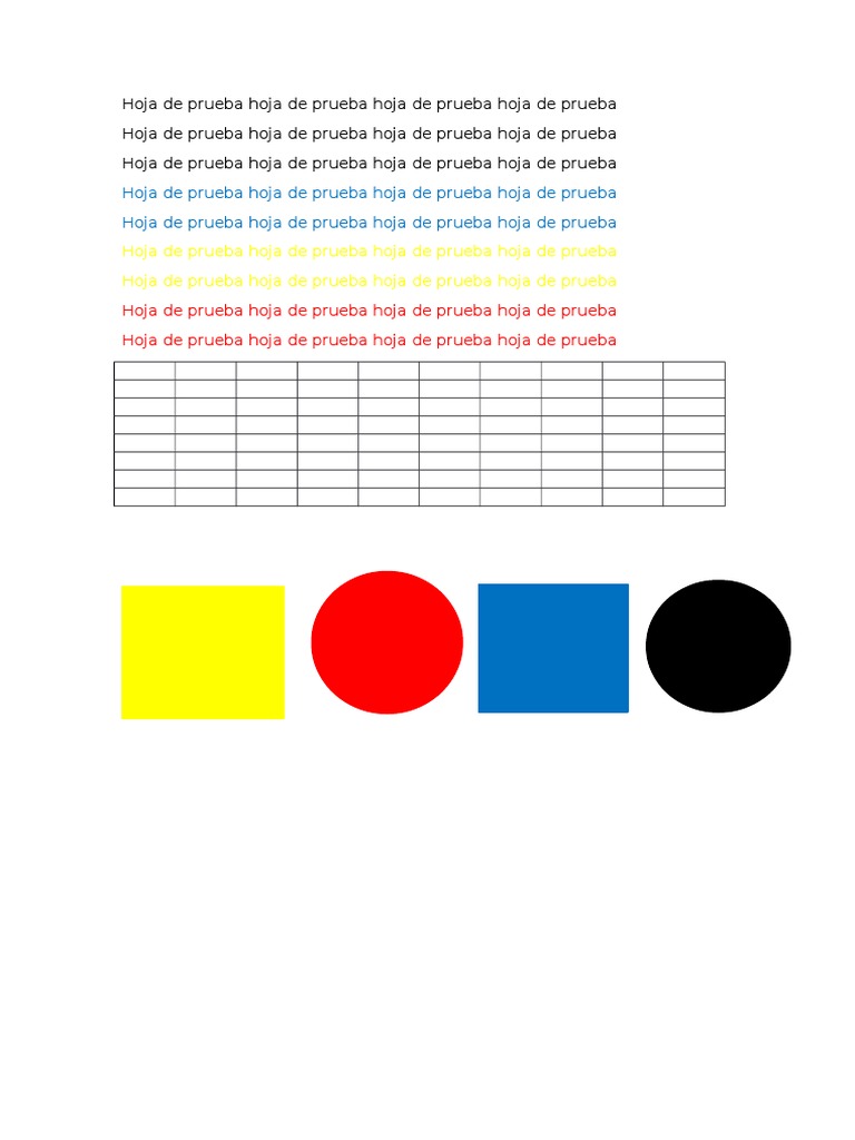 Hoja de Prueba Hoja de Prueba Hoja de Prueba Hoja de Prueba