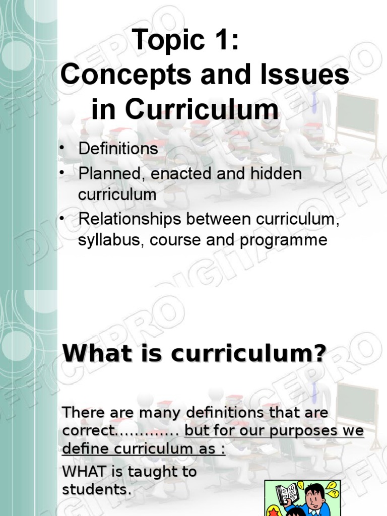 Introduction to Curriculum (1) | Curriculum | Teachers
