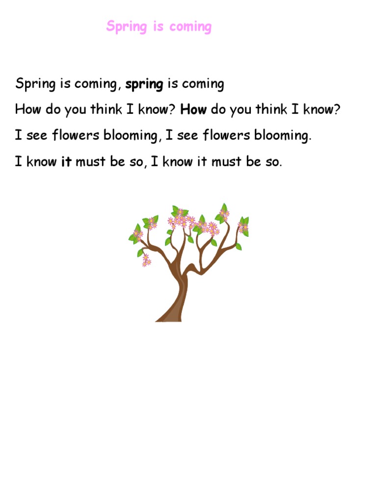 Spring Poem | PDF