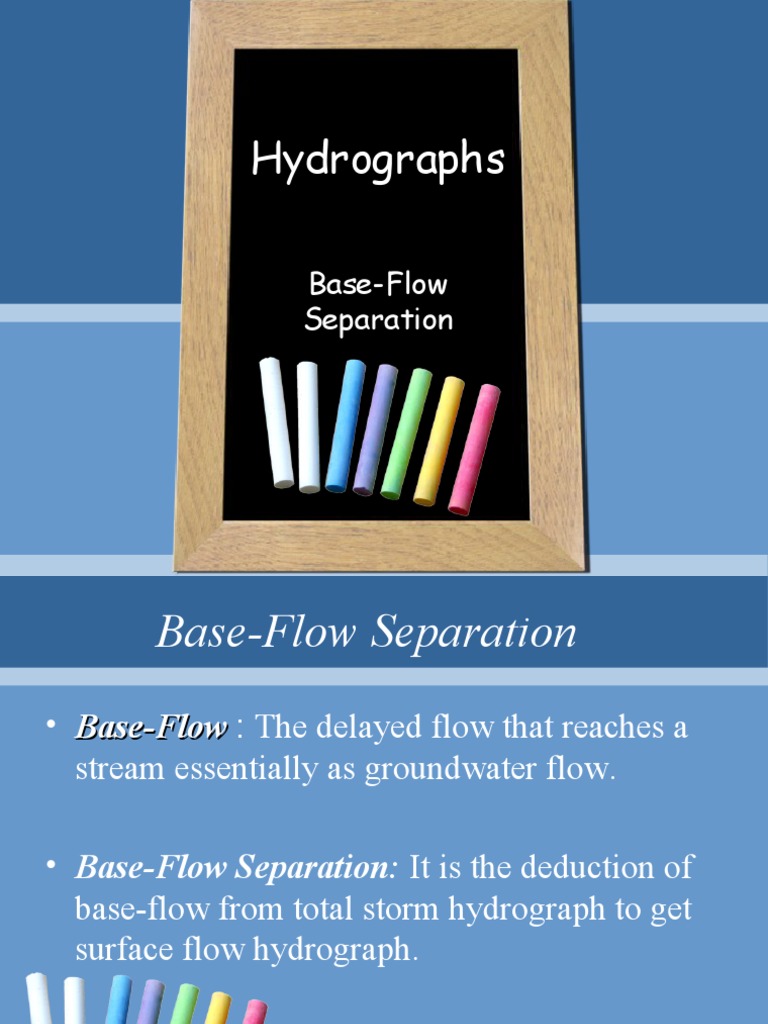 Hydrographs: Base-Flow Separation | PDF | Earth Sciences ...