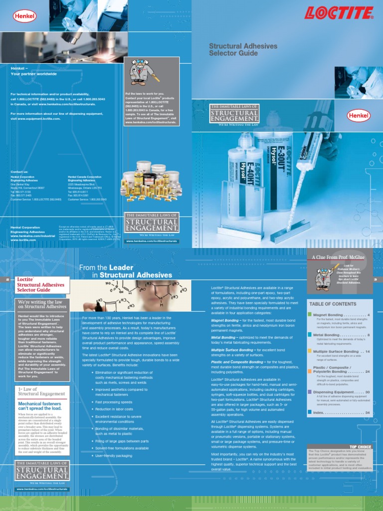 Structural Adhesives Selector Guide | PDF
