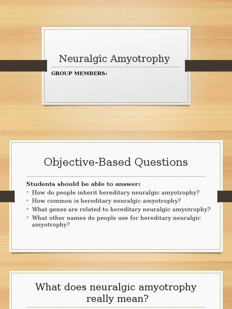 Neuralgic Amyotrophy 2.0 | PDF | Peripheral Neuropathy | Physical Therapy