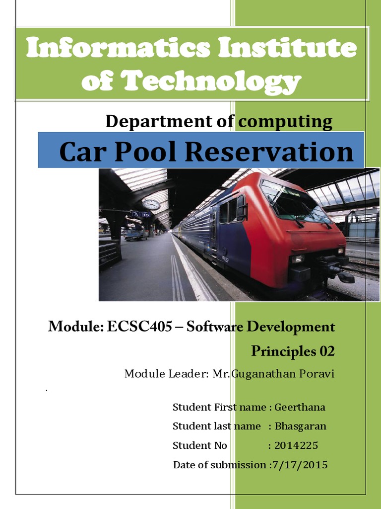 Vehicle Reservation System | PDF | Screenshot | Login