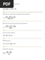 CFA Level 2 Cheat Sheet | PDF | Free Cash Flow | Valuation (Finance)