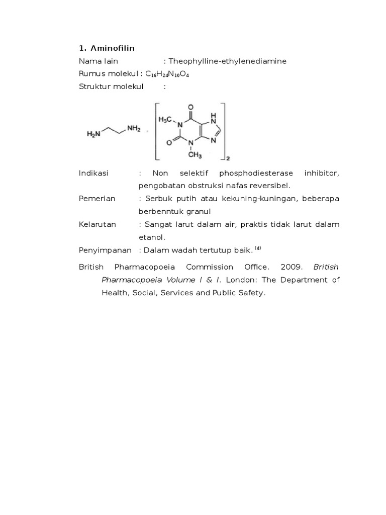 Aminofilin | PDF | Kesehatan Holistik