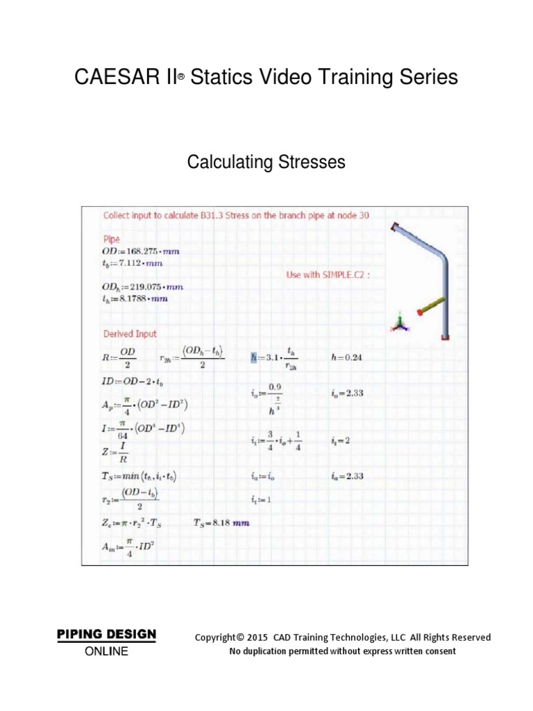 Calculating Stresses PDF | PDF | Bending | Stress (Mechanics)