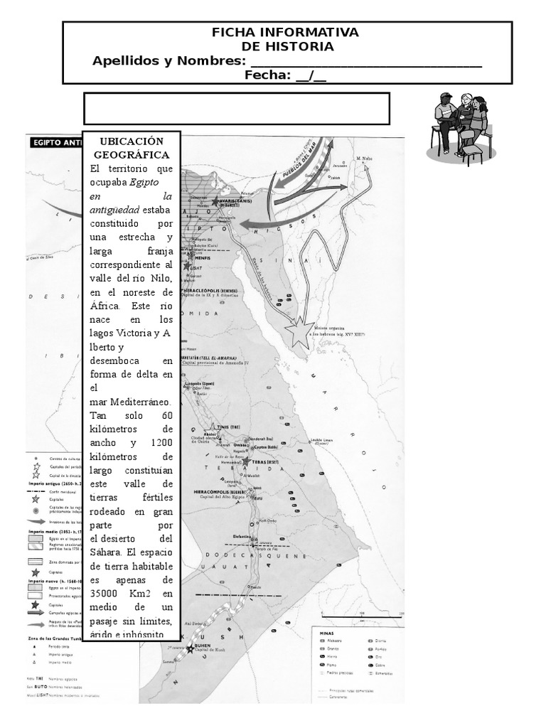 Ficha Informativa Egipto | PDF | Antiguo Egipto | Osiris