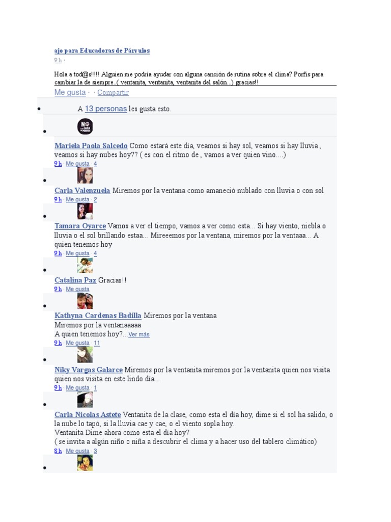 Canciones Del Tiempo | PDF | Nubes, Niebla Y Precipitaciones | Fases de ...