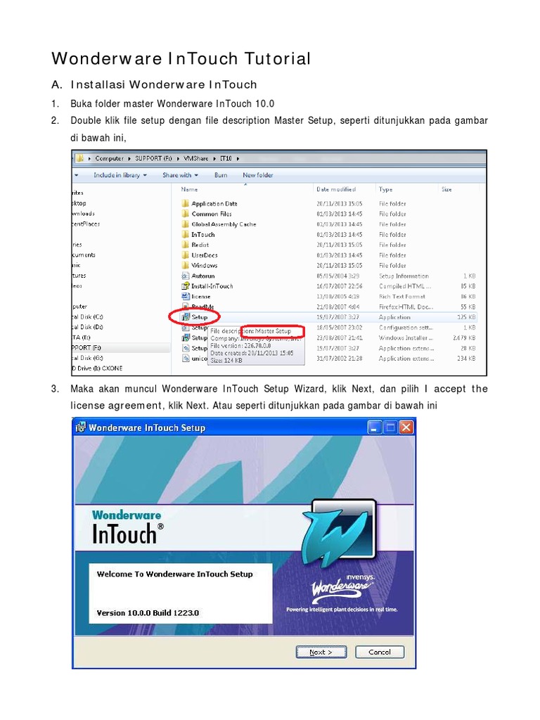 Wonderware InTouch 10.1 Instalation Tutorial | PDF