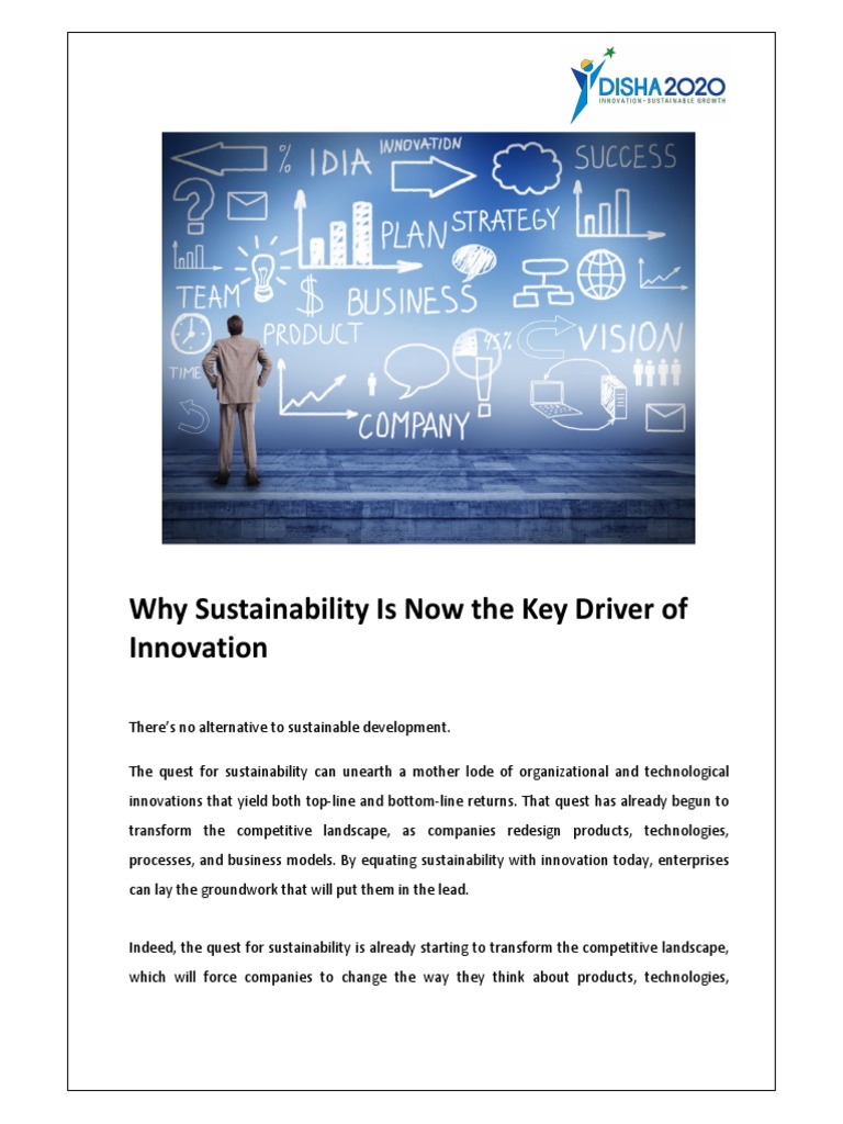 Why Sustainability Is Now The Key Driver of Innovation | PDF ...