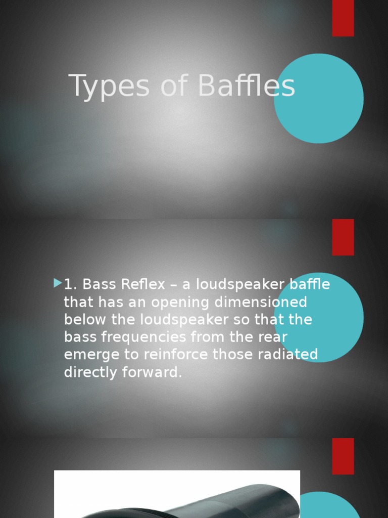 Types of Loudspeaker Baffles Explained | PDF