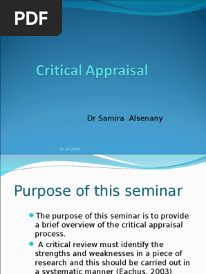 Contoh Critical Appraisal - Bingo Books