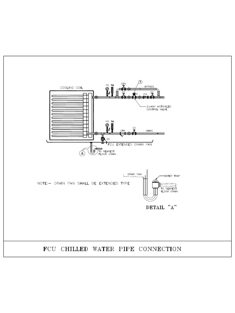 FCU - Pipe Connection Detail | PDF