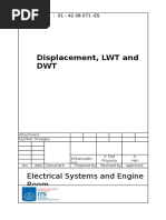 Lightship Weight Calculation Overview | PDF