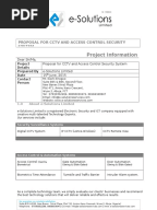 Best Technical Proposal for Cctv and Access Control | Access Control