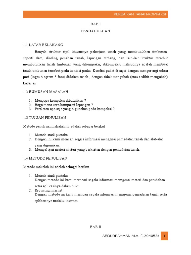 Uji dan Metode Kompaksi Tanah | PDF