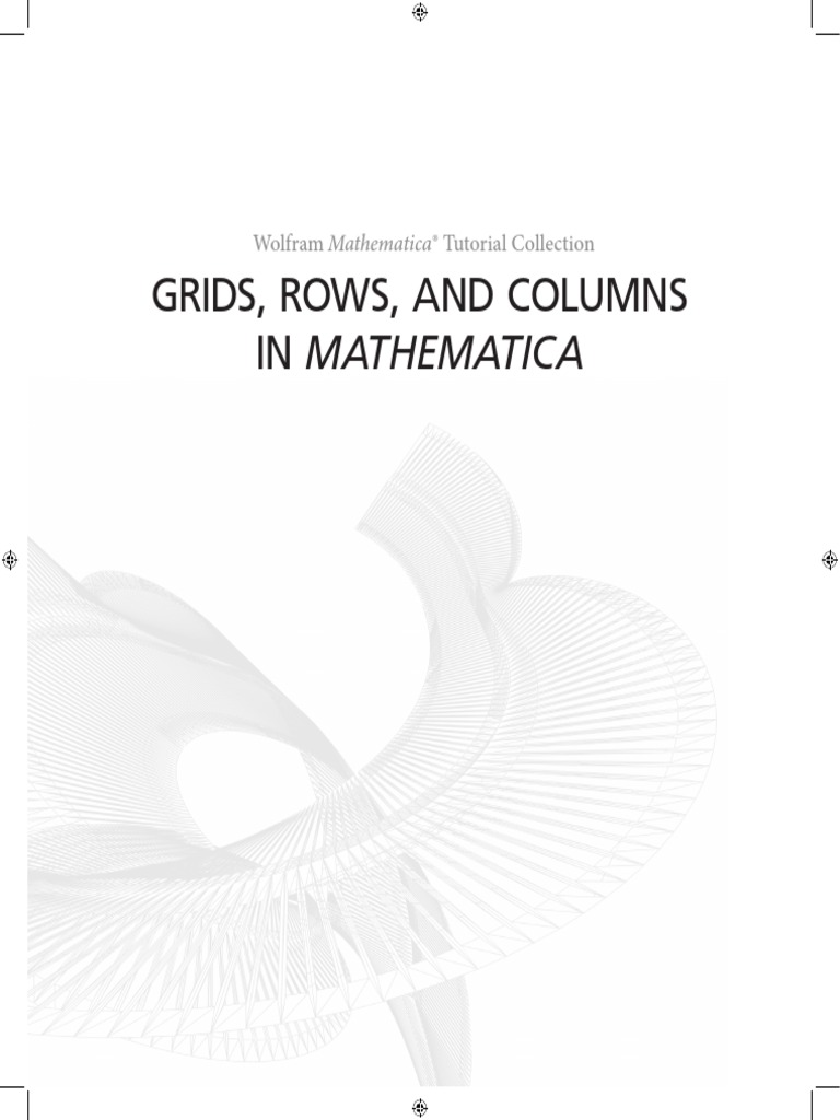 Grids Rows and Columns in Mathematica | Download Free PDF | Copyright ...