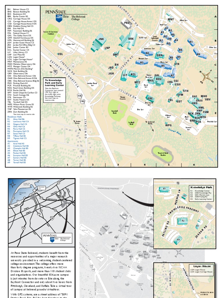 Map of Penn State Behrend | PDF | Chess Openings | Chess Theory