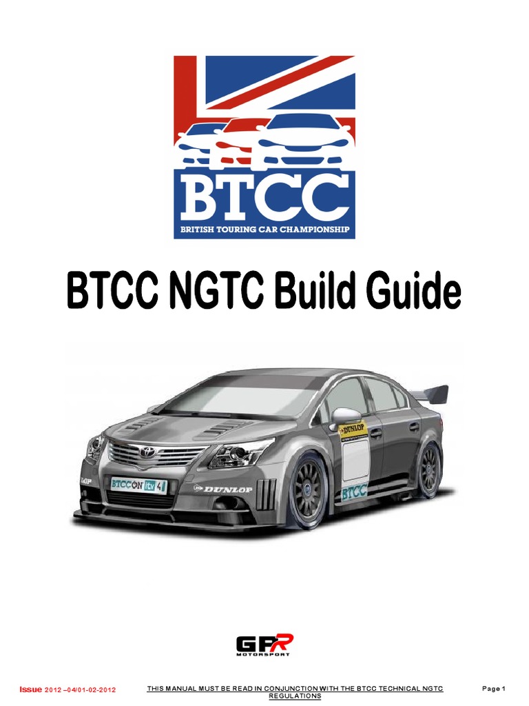 Toca NGTC Build Manual 01-02-12 | PDF | Axle | Motor Vehicle