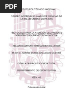 Protocolo de Protesis Total | PDF | Dentadura postiza | Boca