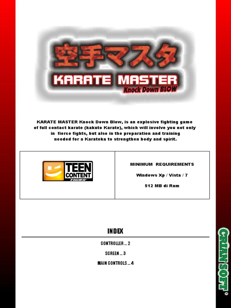 Karate Master KDB Manual Eng | PDF | Karate | Individual Sports