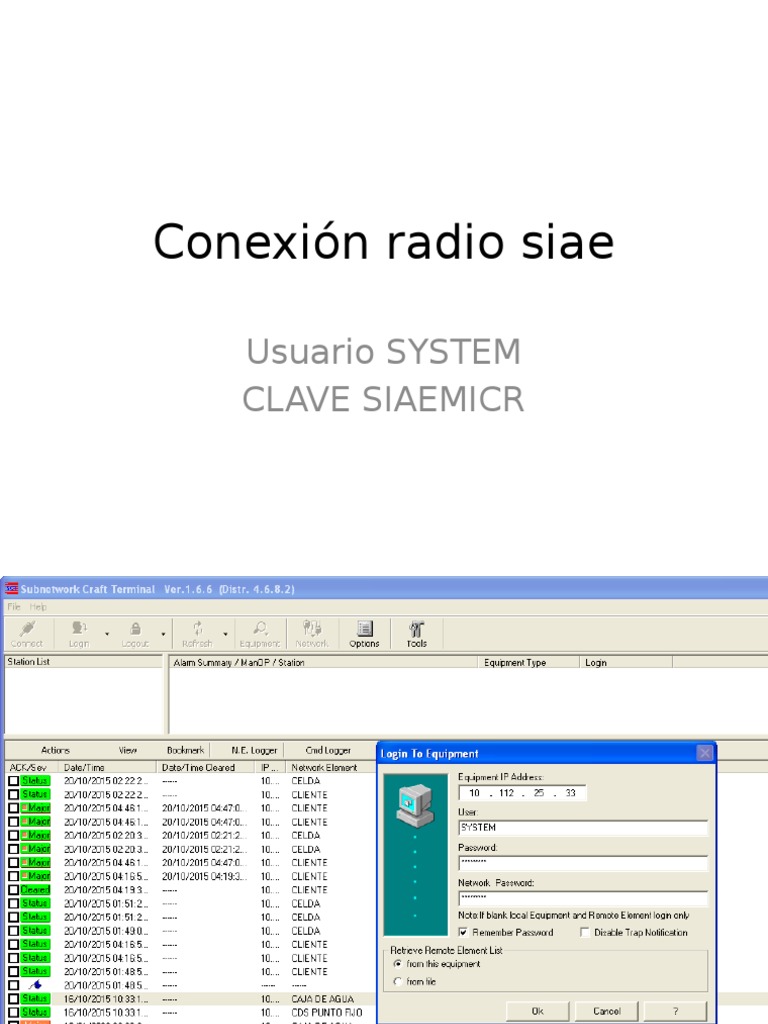 Conexión Radio Siae | PDF