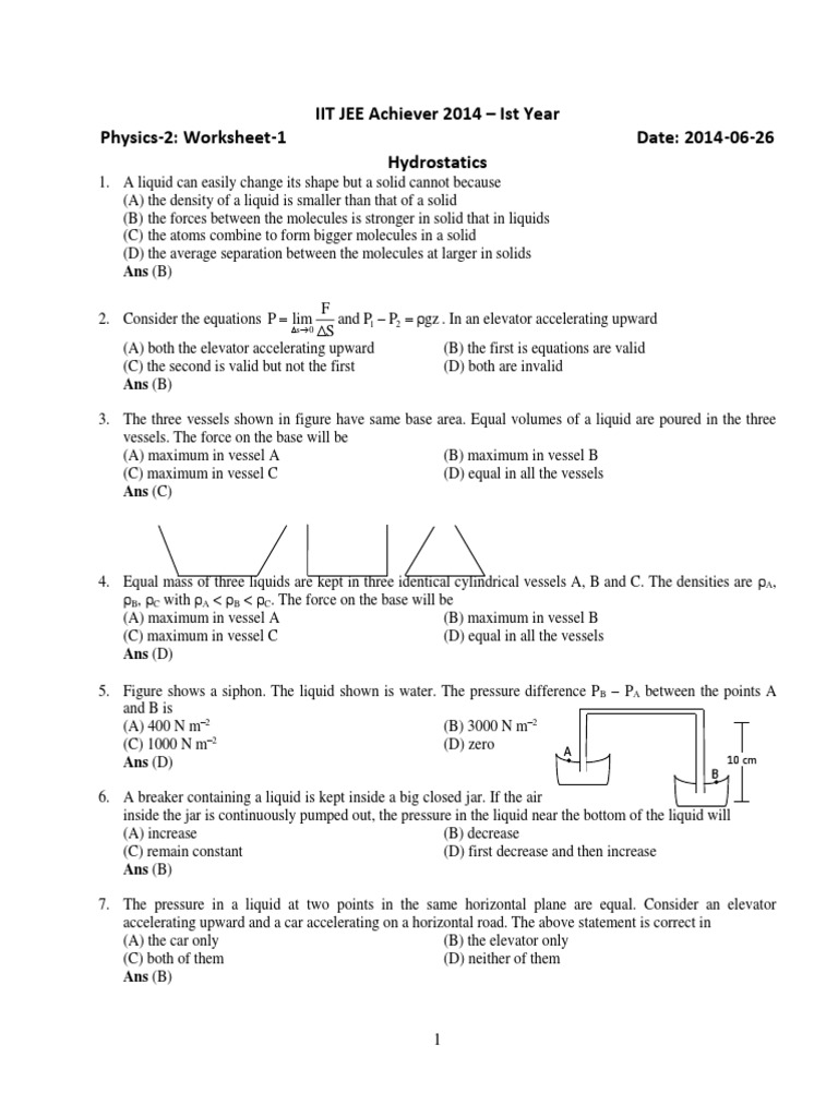 Hydrostatics PDF | PDF | Buoyancy | Density