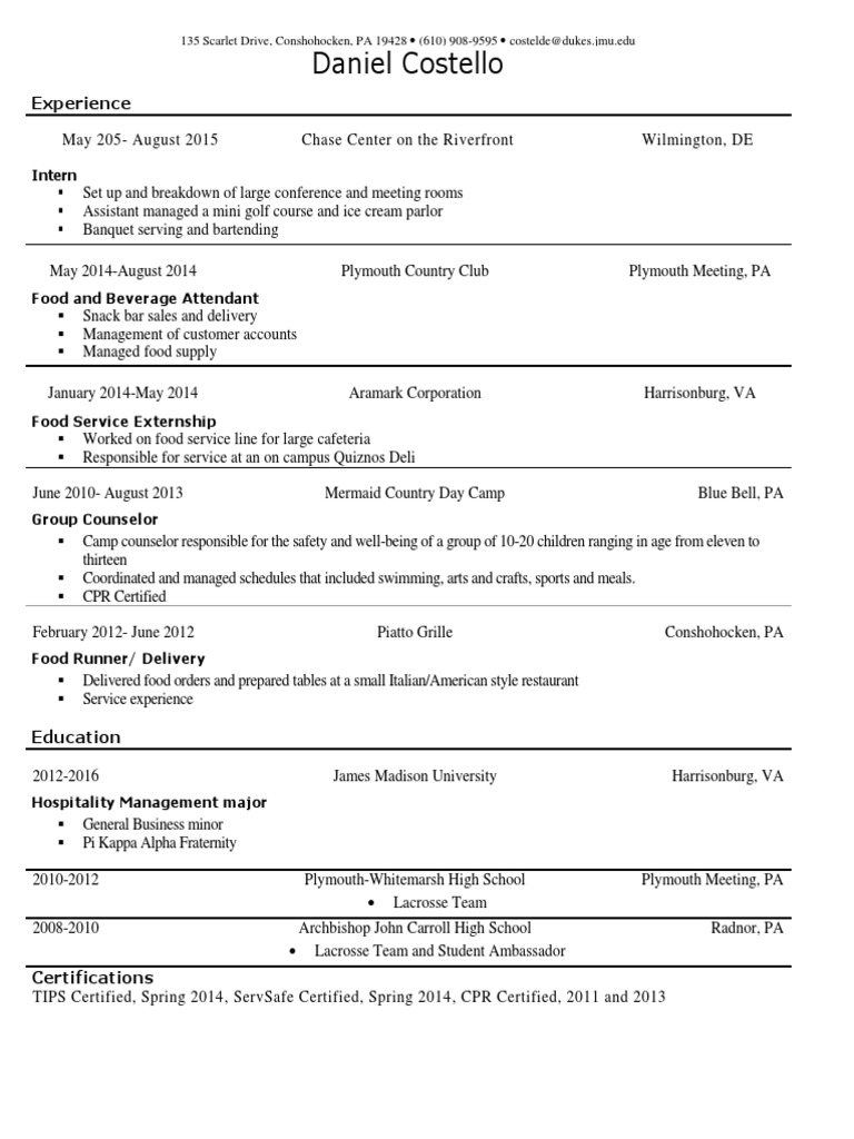 Dan Resume | PDF