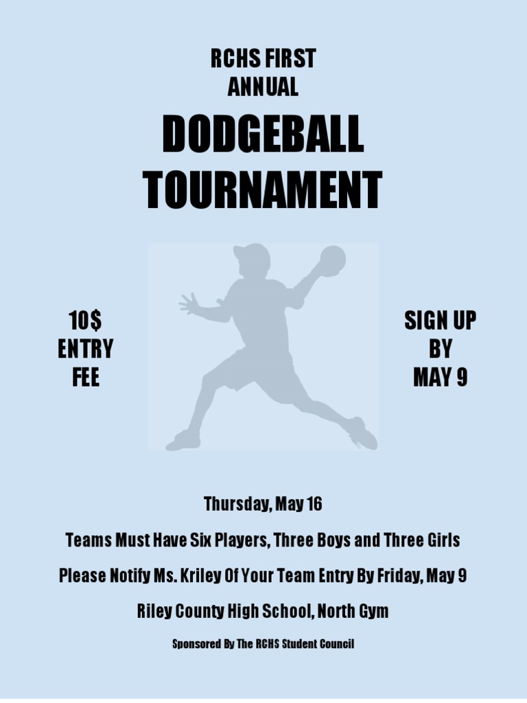 RCHS First Annual Dodgeball Tournament | PDF