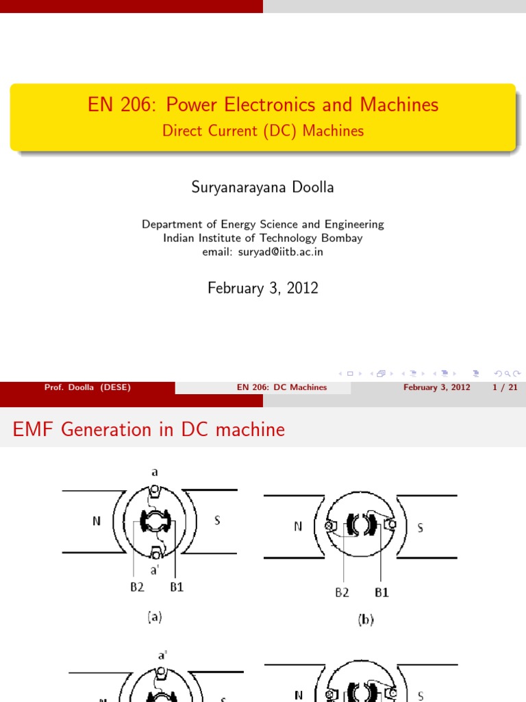 DC Machines | PDF | Magnetic Devices | Electrodynamics