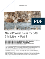D&D 5E Weather Effects and Tables | PDF | Weather | Sky
