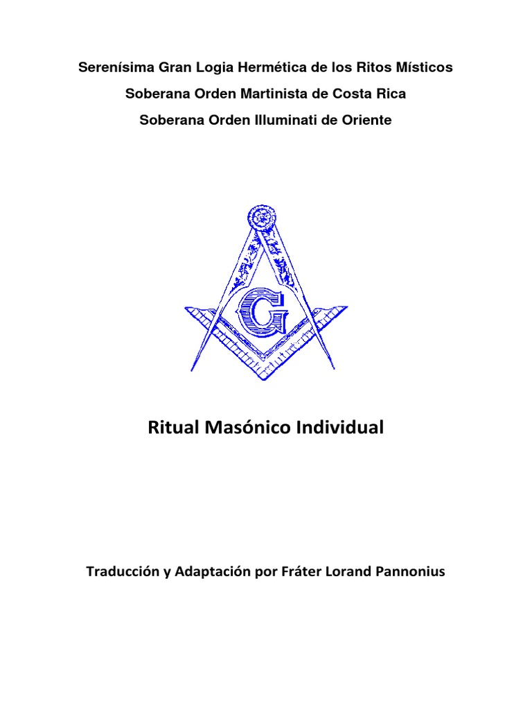 Ritual Masónico Individual en Casa | PDF | Rituales | Altar