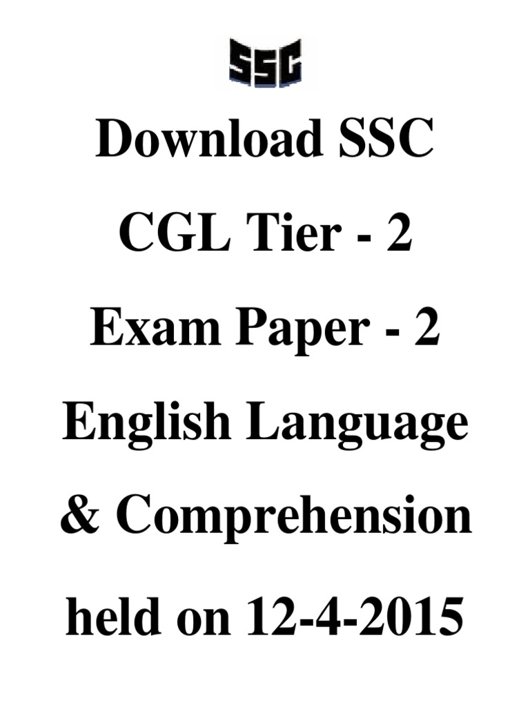 SCC Tier II Question Paper 2 | PDF | Computers | Technology & Engineering