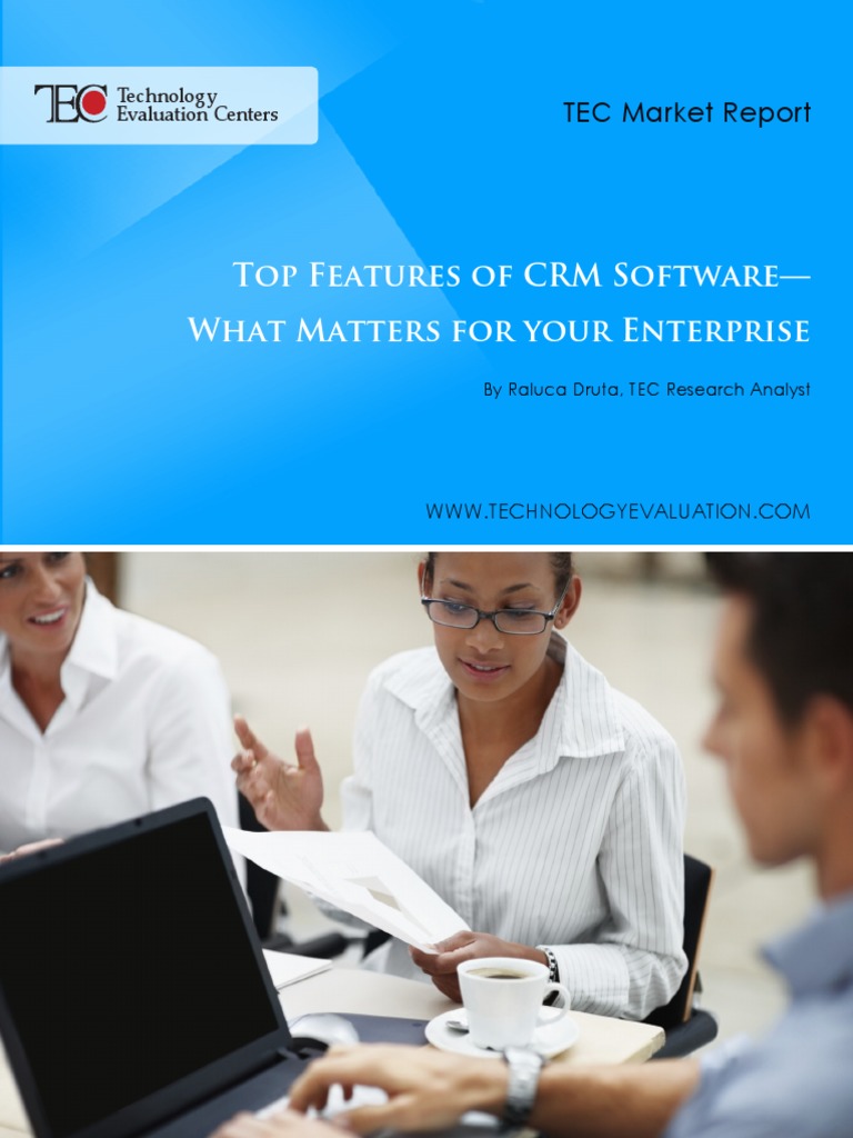 14 Top Features of CRM Software What Matters For Your Enterprise 1 202208 | PDF | Cloud ...