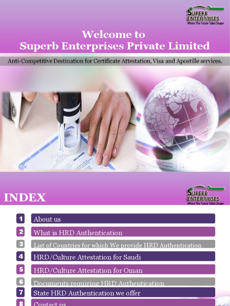 HRD Certificate Attestation Procedure | Authentication | Computing And ...