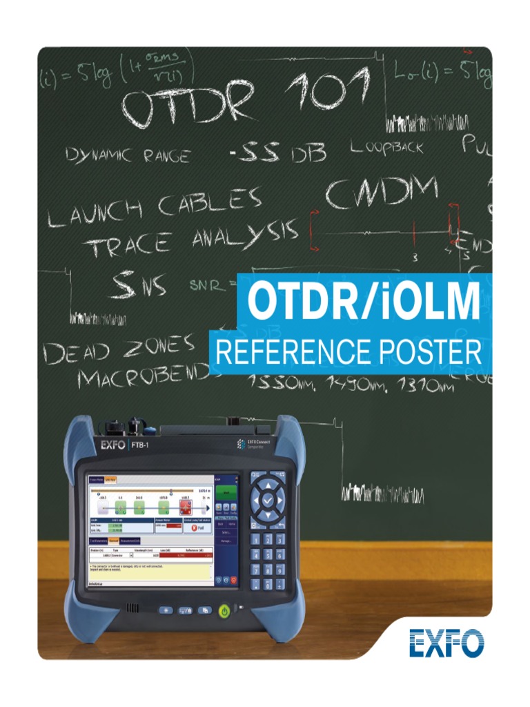 EXFO Reference Poster OTDR IOLM v1 | PDF | Optical Fiber | Wavelength ...