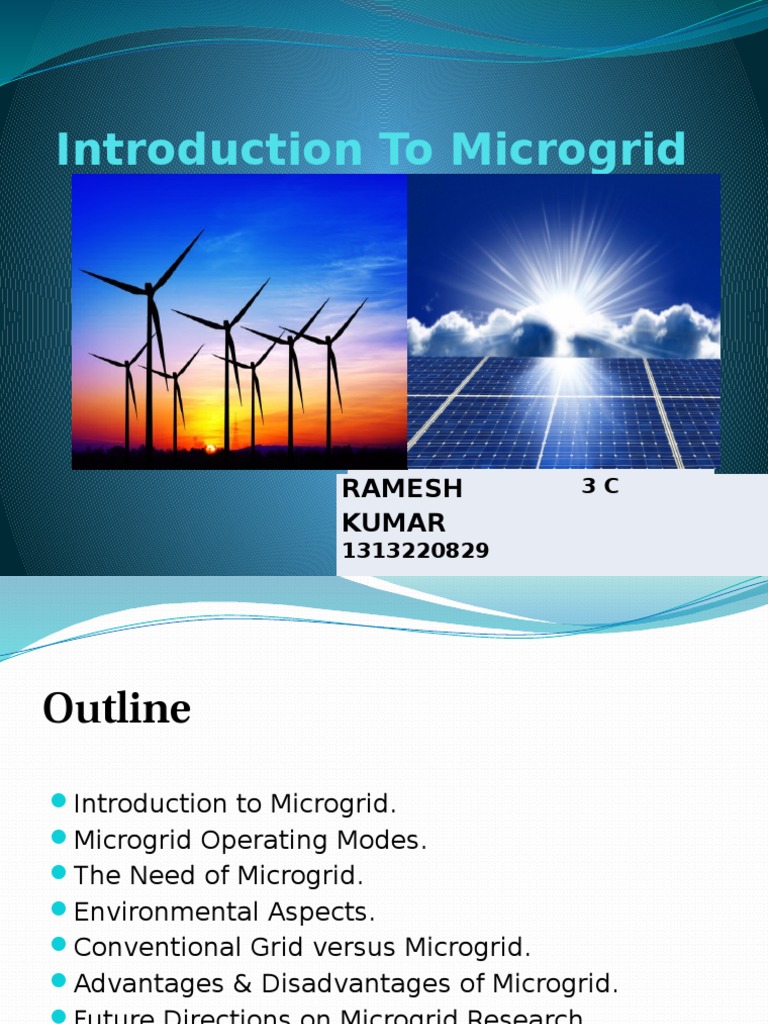 Presentation on MICROGRID | Distributed Generation | Electrical Grid